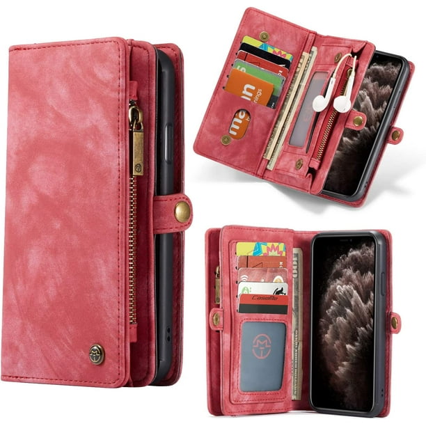 iPhone 11 Flip Case, Vowor Magnetic Leather Case with Detachable Inner ...