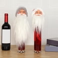 ANXPTIME Decorative Santa Wine Bottle Cover Xmas New Year Dining Table ...