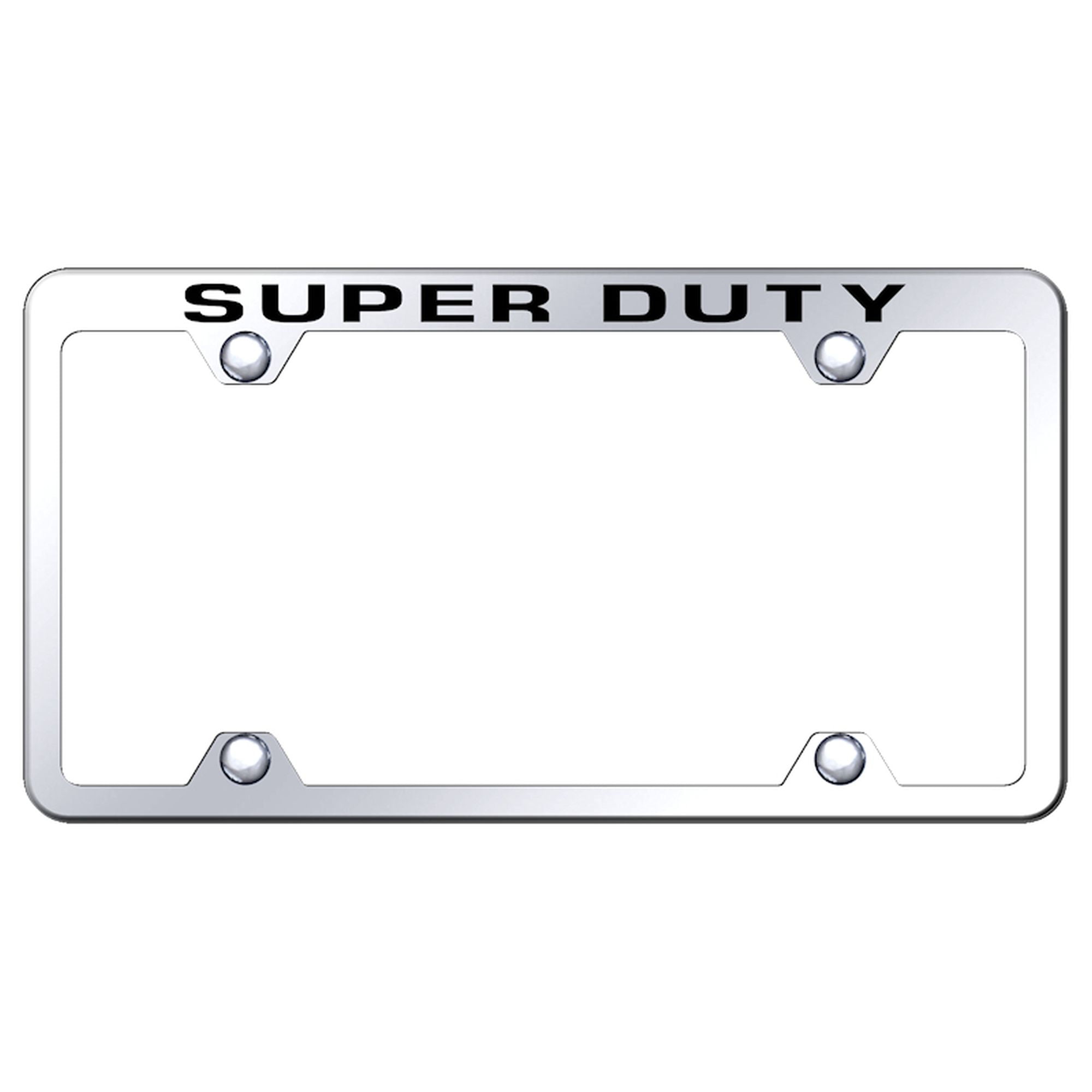 Ford Super Duty Stainless Steel Wide Body Truck License Plate Frame ...