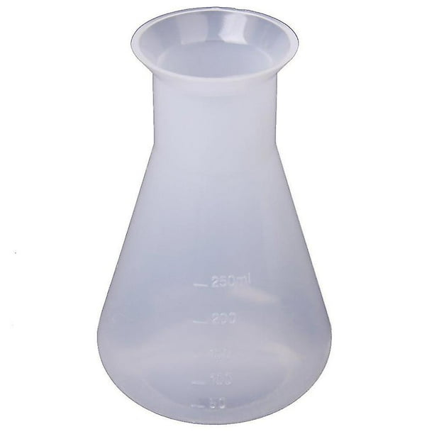 Plastic Transparent Laboratory Chemical Erlenmeyer Flasks Container ...