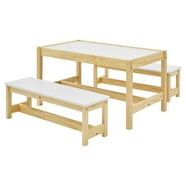 Adjustable Height Rectangular Plastic Activity Table, Green - Walmart.com