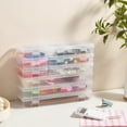 Novelinks Stackable Plastic Storage Boxes, Clear Organizer for Crafts ...
