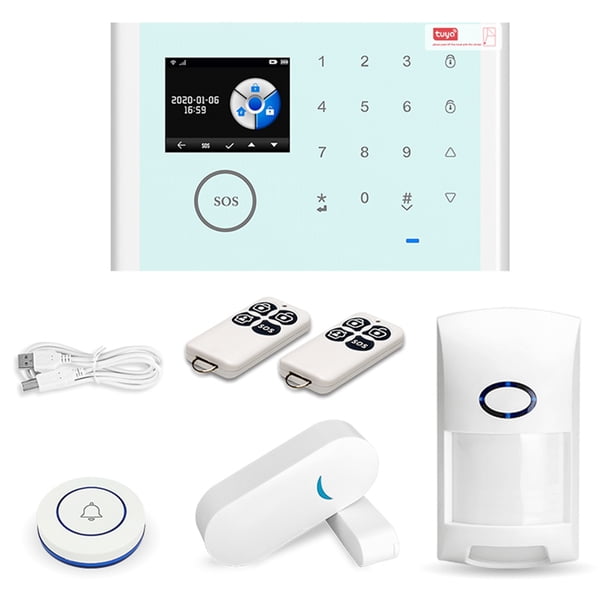 CS118 WiFi+GSM+GPRS 3 EN 1 Red Sistema de alarma inteligente para el ...