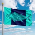 Flags for Outside 3x5 ft Tuna Fish Outdoor Flags Double Sided Grommets ...