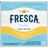 Fresca Zero Sugar Grapefruit Citrus Soft Drink, 12 fl oz, 12 Pack Cans ...