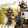 2PCS 2026 New! Solar Highland Cow Garden Outdoor Statue with LED Light ...
