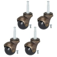 WEN 3-Inch Polyurethane Replacement Office Chair Swivel Caster Wheels ...