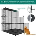 "Dextrus Indoor/Outdoor 4 Tier Cat Cage, Large 55"" Metal Crate Kennels ...
