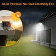 Lepower LED Solar Light, 1000LM, 5500K, Motion Sensor, IP65 Waterproof ...