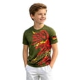 Boys T Shirts Size 3-4Y Kids Soccer Event Theme Print Short Sleeve Crew ...