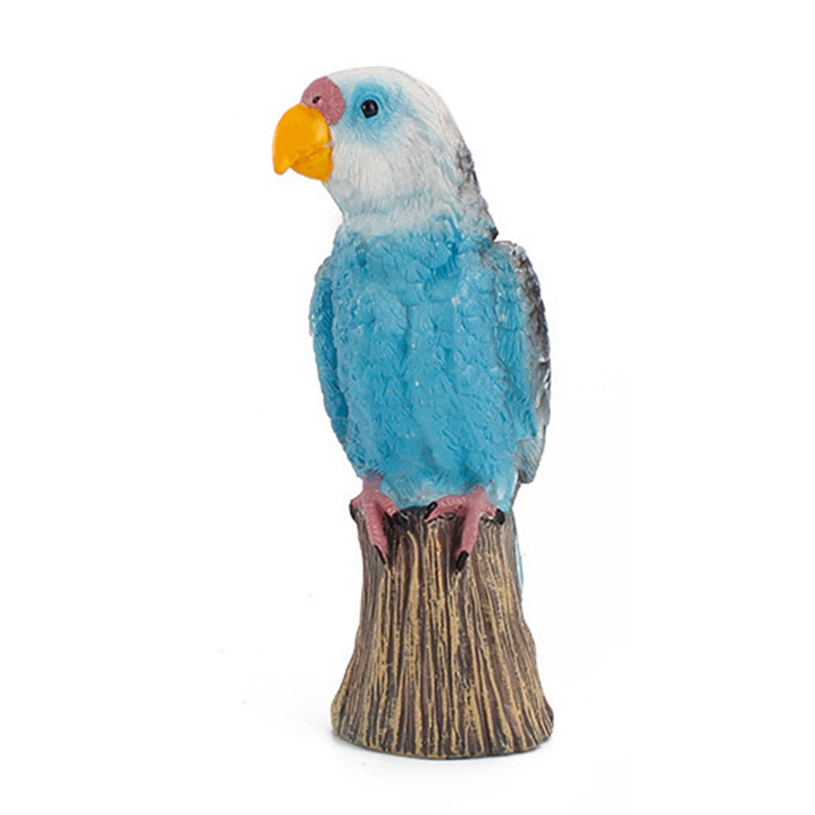 Skindy Clear Texture PVC Wild Parrot Model Figures - Educational Toy ...