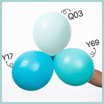 50 PCS Teal Balloons 12 Inch, Pastel Turquoise Mint Latex Balloons for ...