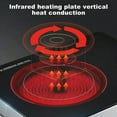 Electric Ceramic Stove, 3500W Portable Cooktop, Infrared Induction ...