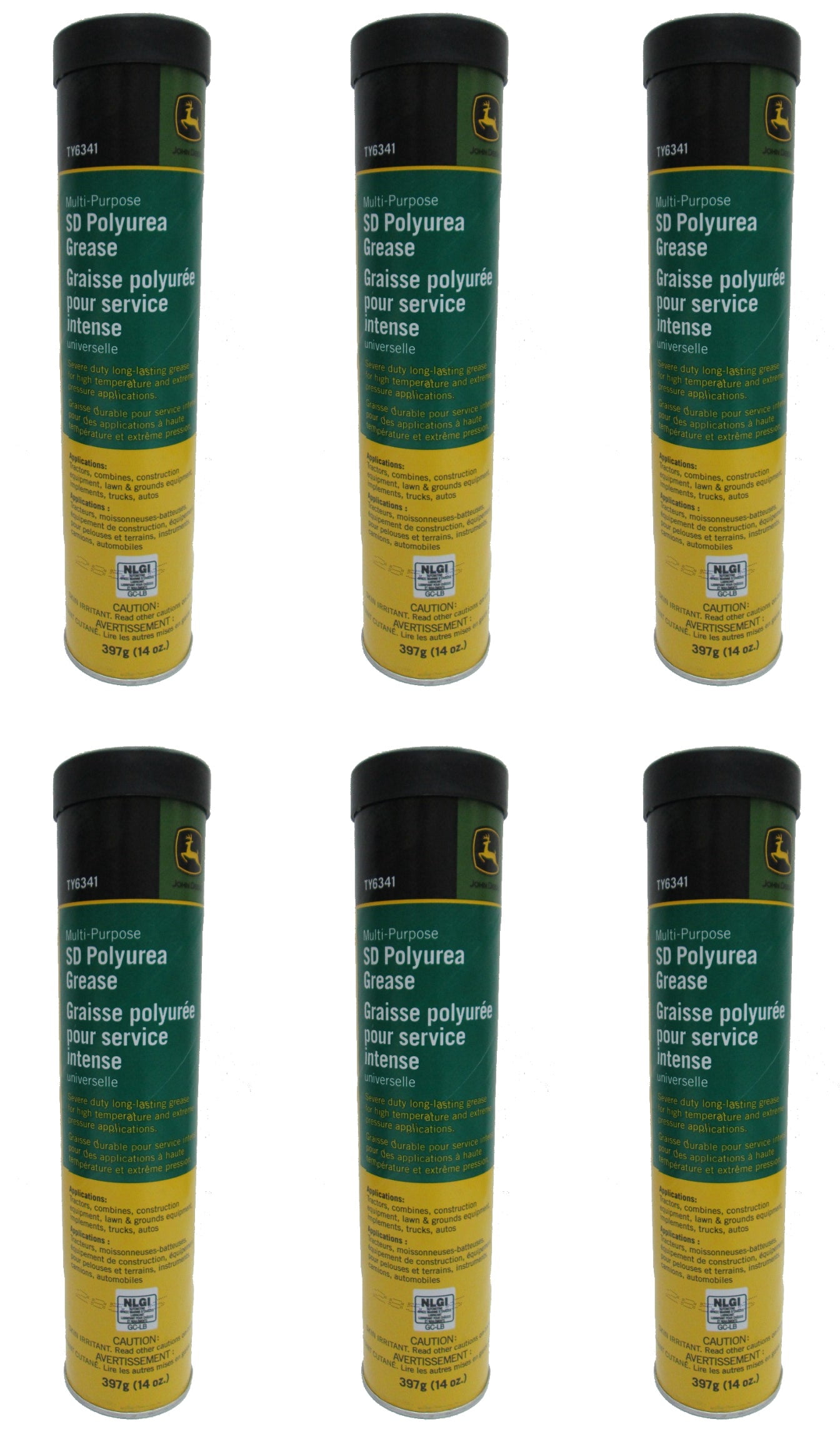 John Deere Original Equipment Grease (6- PACK) - TY6341 - Walmart.com
