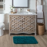 Mainstays Performance Polyester Bath Rug - Water - 19.5 x 34 - Walmart.com