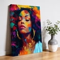 African American Canvas Wall Art for Living Room, Colorful Abstract ...