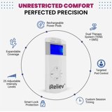 iReliev Therapeutic Wearable Wireless TENS Unit & EMS Muscle Stimulator ...