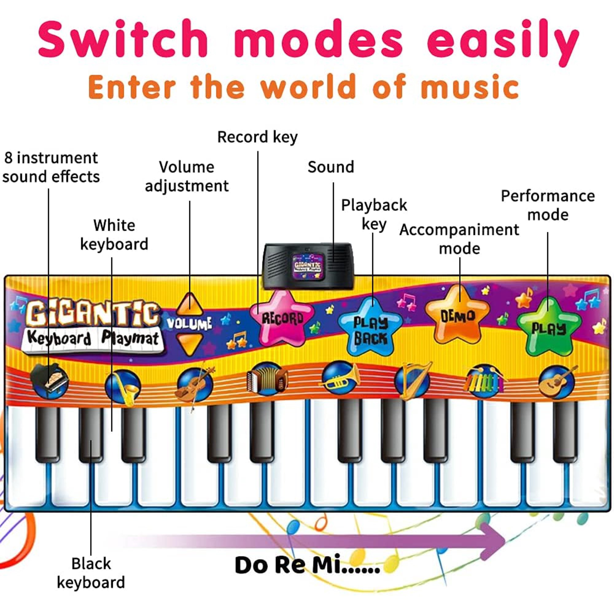 Giant Electronic Keyboard Clipart