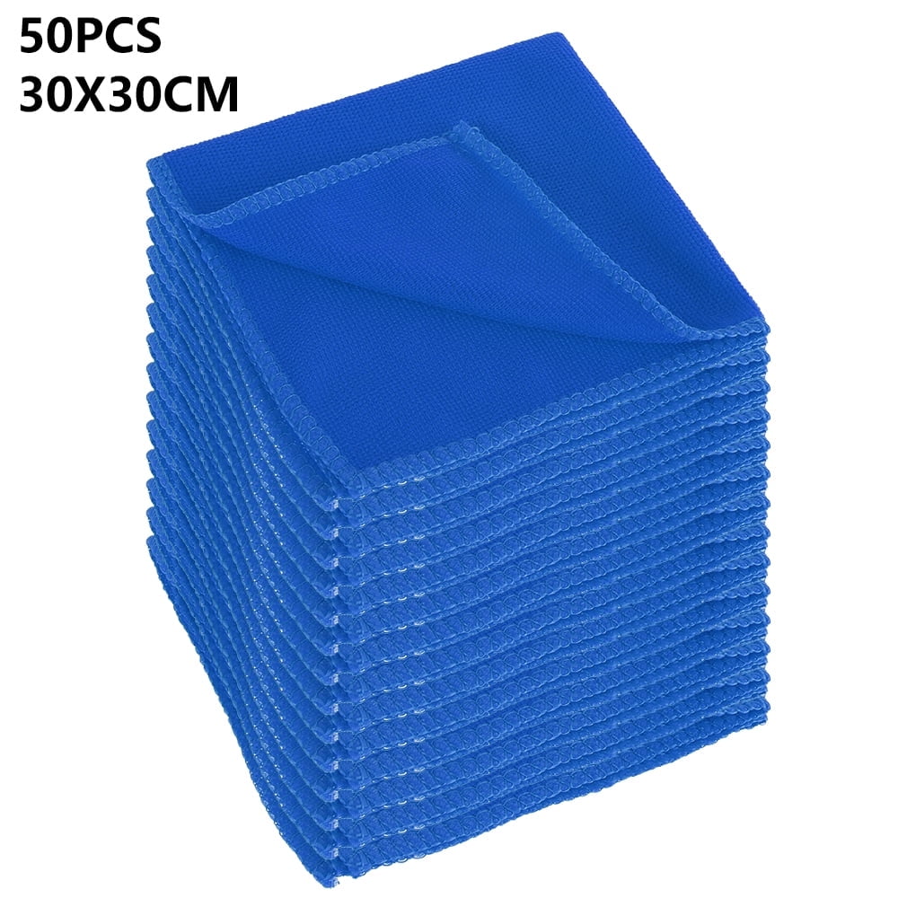 Generic Microfiber Cleaning Cloths Lint Free Microfiber Cleaning Towel Streak-Free Cloths Reusable None