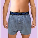Different Touch Men's Big and Tall Woven Plaid Boxer Shorts with ...