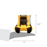 Caterpillar Rugged Dump Truck with Four-Wheel Drive Working Lights and ...