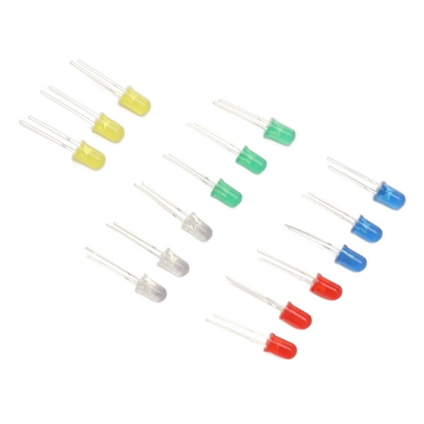 Kit surtido de circuitos LED BuyWeek 100 diodos LED de 5 mm diodos ...