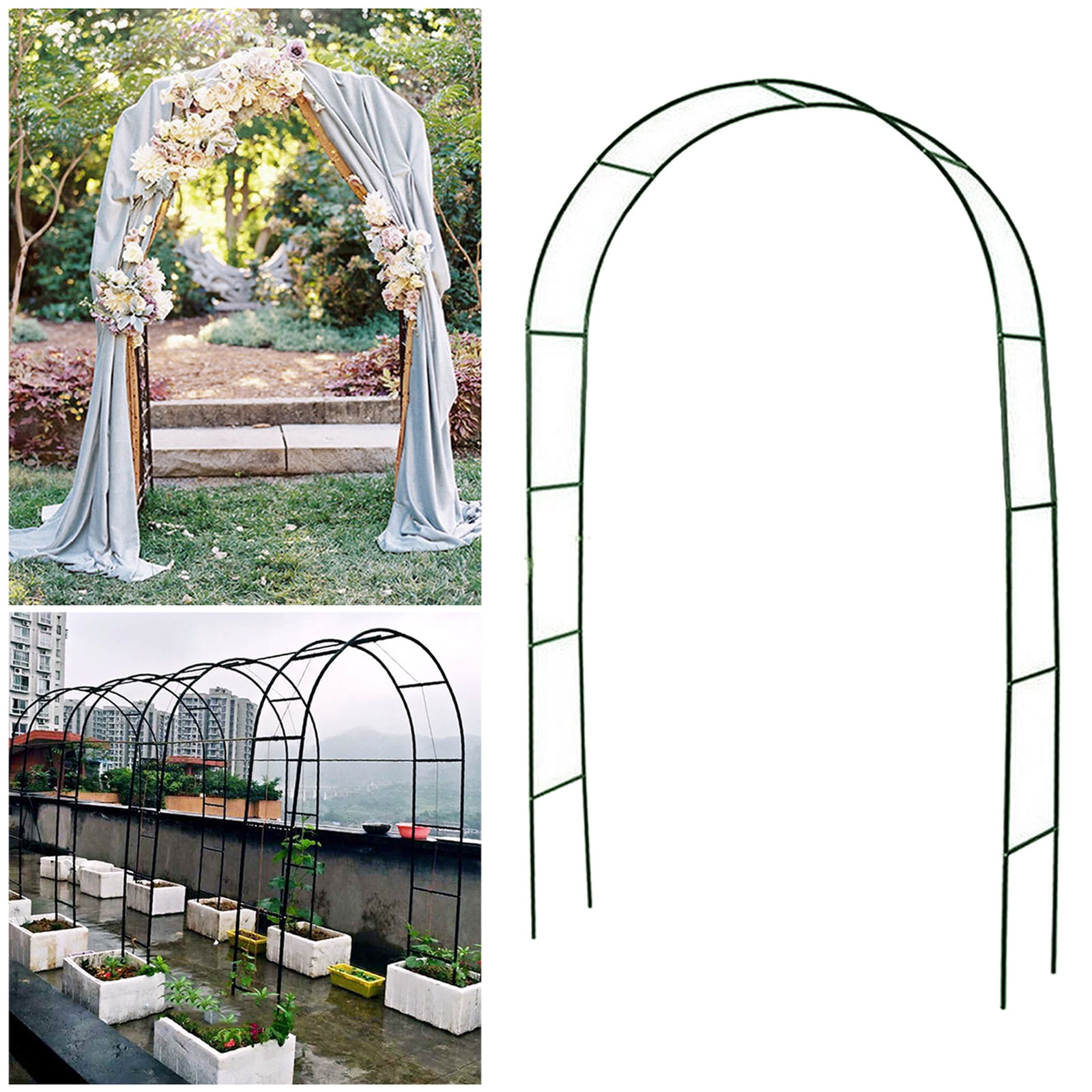 Wedding Arch Stackable Plants Vines Arbor Lightweight Balloon Arch DIY ...