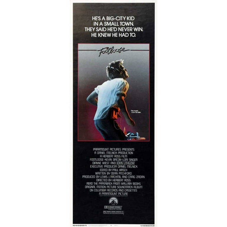 Footloose Movie Poster 1984