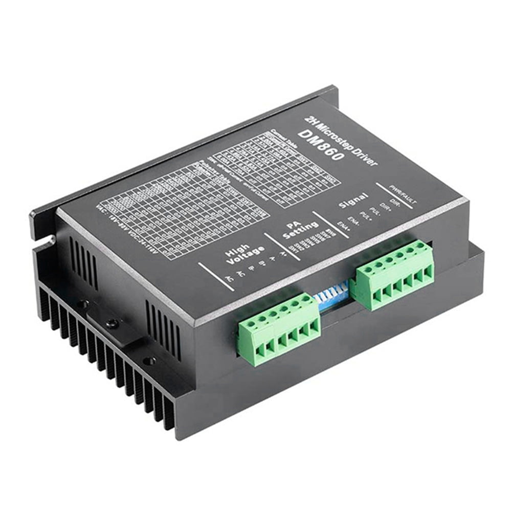 Controlador paso a MicroStep Drive DM860H DM860 0-200KHz 2 Fase AC18 ...