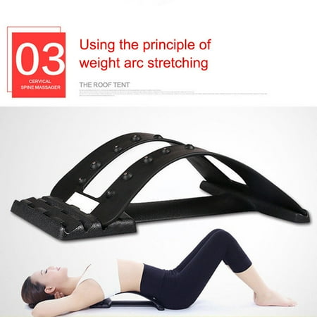 Spinal Traction Device Back Stretcher / Lumbar Support / Neck Massage ...
