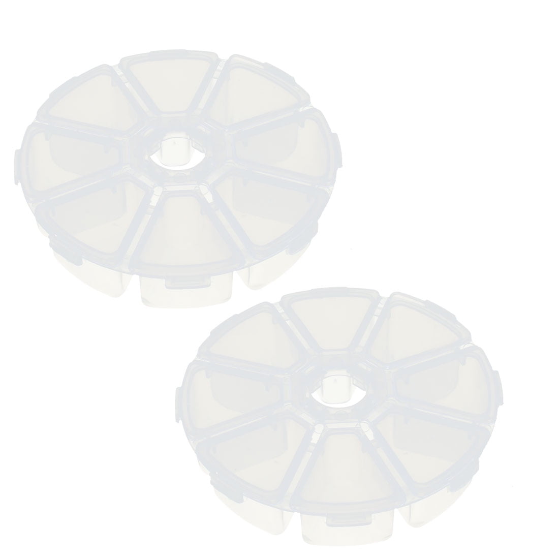 Household Plastic 8 Compartments Storage Box Case Organizer Container ...