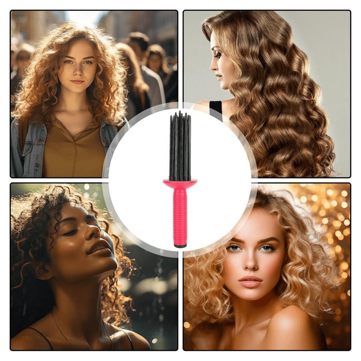 Click here for Unbranded Hot Air Curler Comb Hot Air Styling Brus... prices