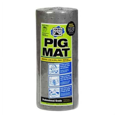 "PIG Absorbent Sock, 4'L x 3""W (3-Pack) - Reusable & Mildew-Resistant ...