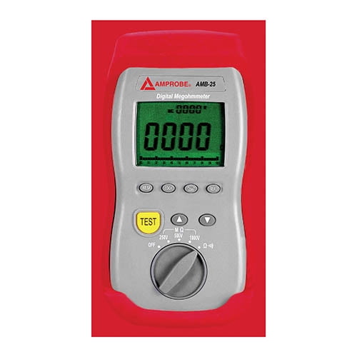 Amprobe AMB-25 Digital Megohmmeter - Insulation Resistance Tester ...