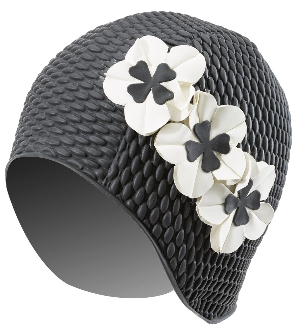 Sporti Floral Bubble Swim Cap - Walmart.com