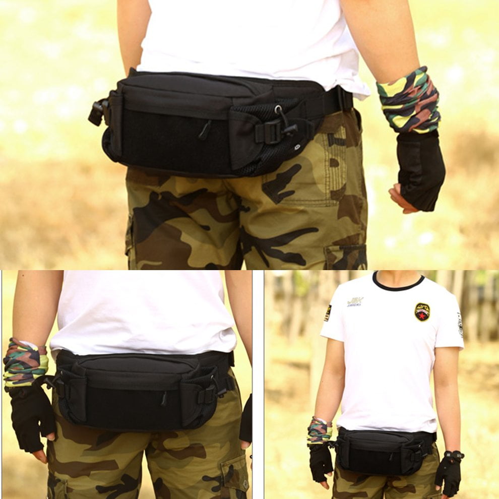 Protector Plus Tactical Waist Bag Water Bottle Pouch Unisex Travel ...