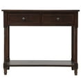 TREXM Daisy Series Console Table Traditional Design with Two Drawers ...