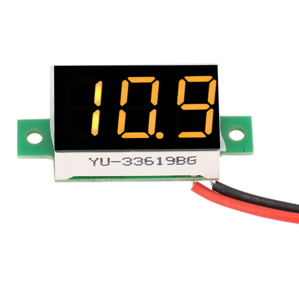 Voltímetro Digital DC 2.4V-30V, Mini Voltímetro Digital, Alta Precisión ...