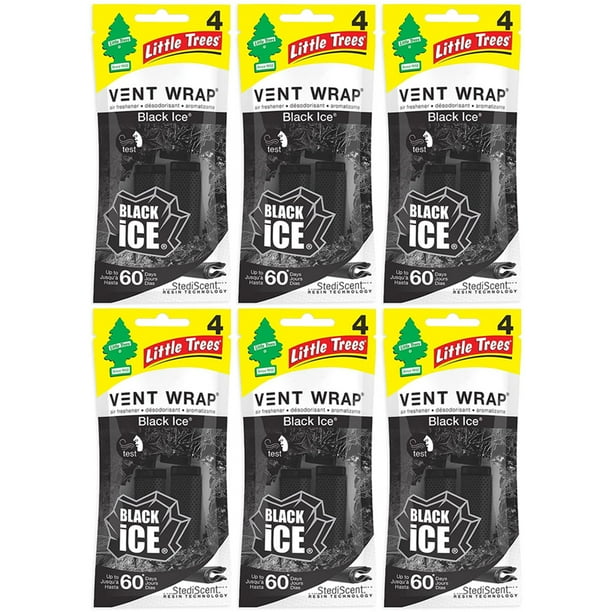 Little-Trees Black Ice Little Tree Air Freshener- 24 Pack - Walmart.com