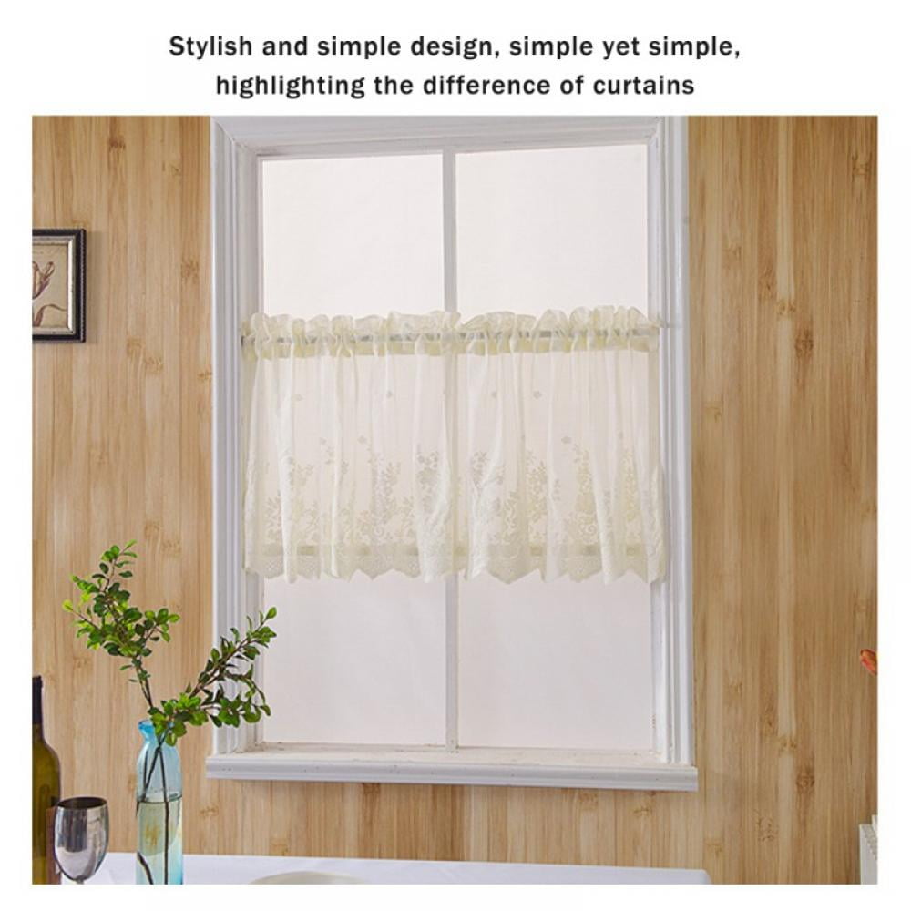 Cream Colored Lace Curtain