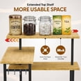 3-Tier Corner Countertop Organizer with Extended Top Tier, Corner Shelf ...