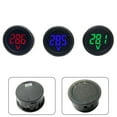 DC4-100V Round 2Wire Car Voltmeter LED Digital Display Voltage ...