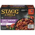 STAGG TURKEY RANCHERO Chili with Beans, Canned Chili, Shelf Stable, 15 ...