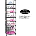 XIHAMA 8 Tier Metal Sturdy Shoe Rack, 8 Tier Tall Shoe Storage ...