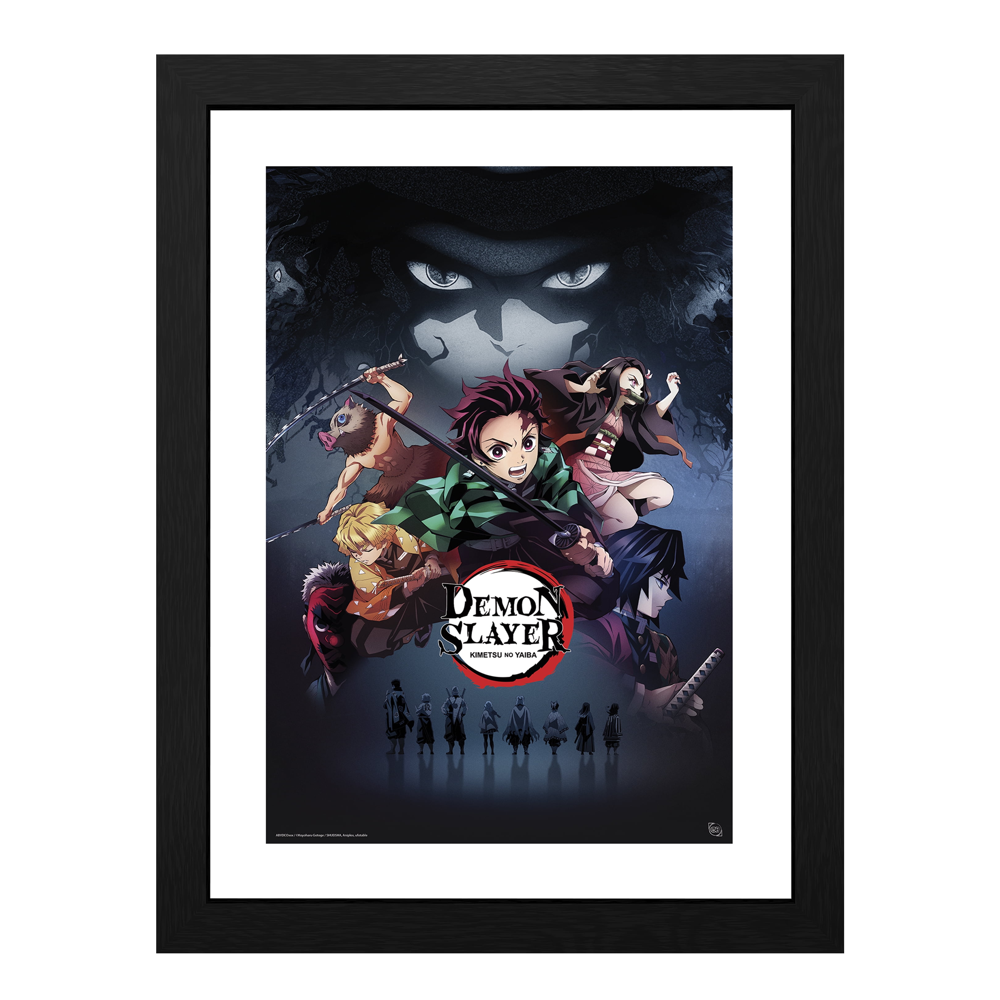 ABYstyle Demon Slayer Framed Poster 12" x 16" - Walmart.com