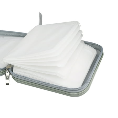 Molded 40 Capacity CD/DVD/VCD Case Storage Organizer Case Disc Holder ...