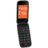 Consumer Cellular Iris Flip Phone, 8GB, Red with Camera - Walmart.com