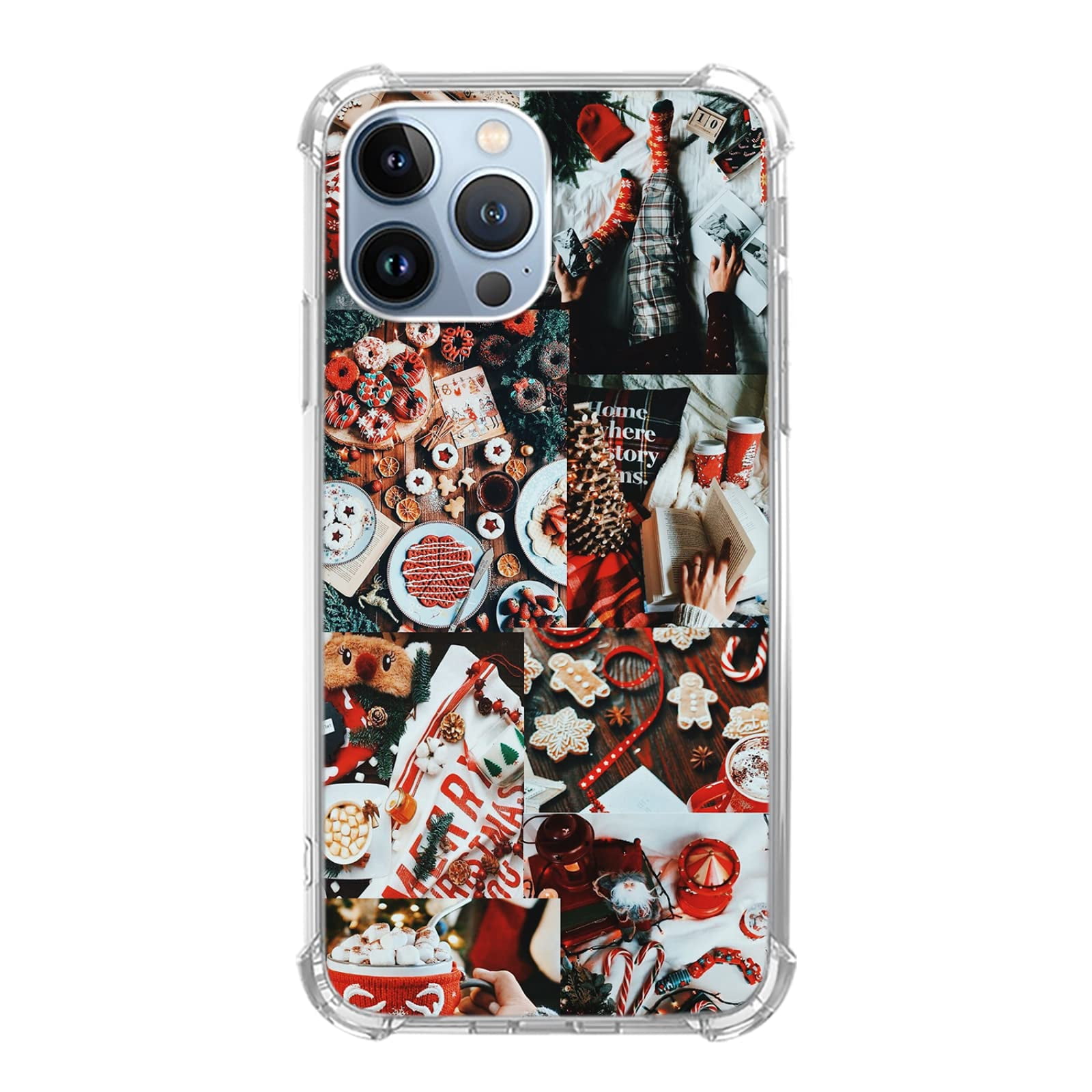 Winter Collage Case for iPhone 13 Pro Max,Aesthetic Art Design TPU Bumper Cover Case - Walmart.com