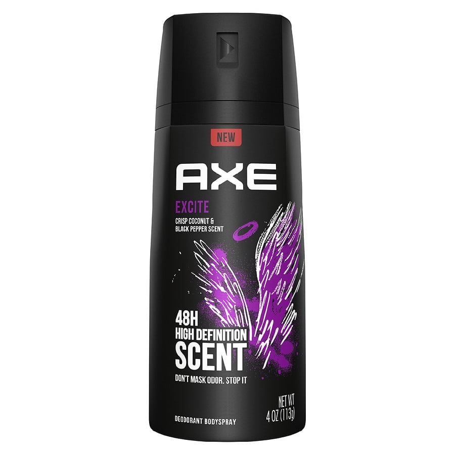 AXE Dual Action Body Spray Deodorant Excite - Walmart.com