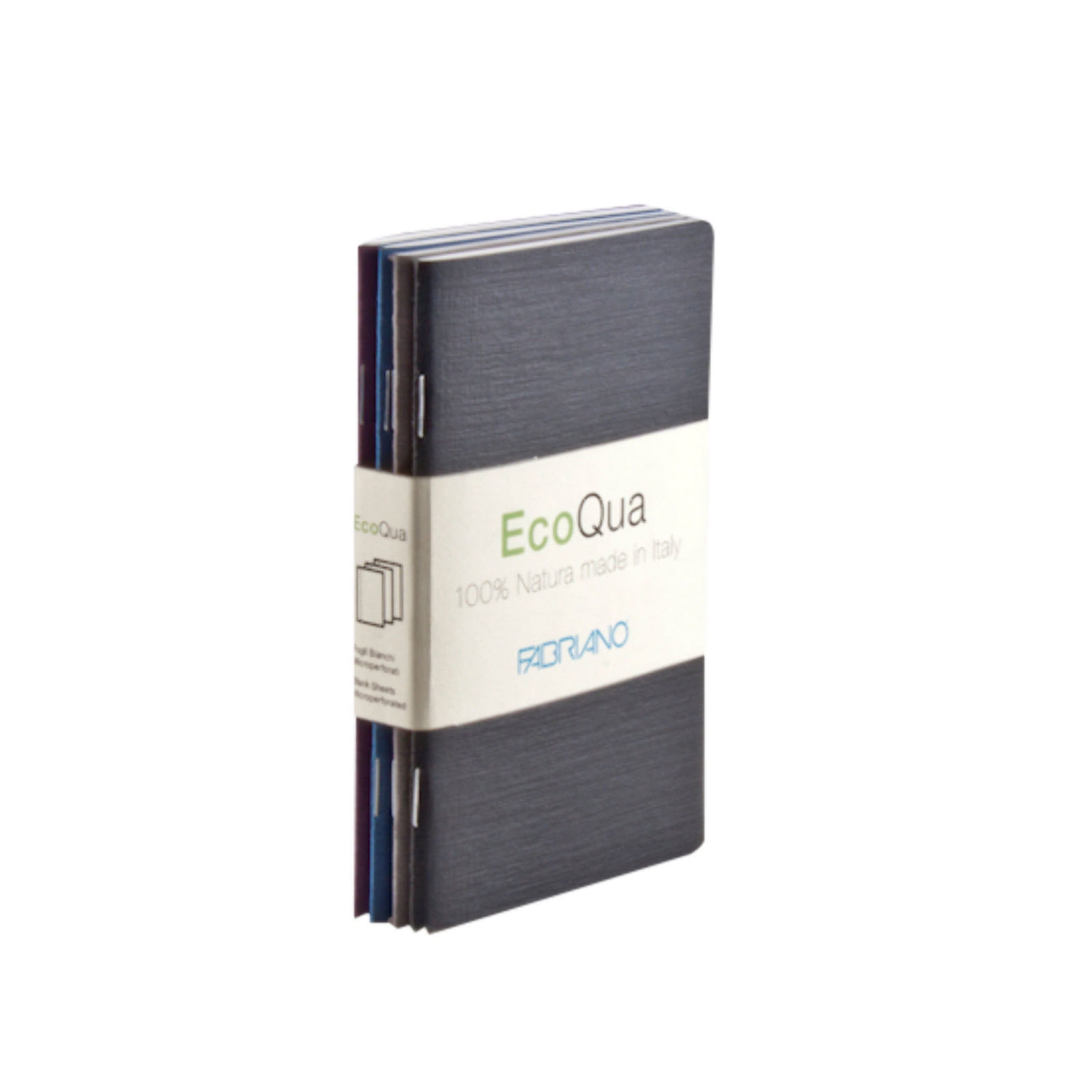 Fabriano EcoQua Pocket-Sized Notebooks, 4-Pack, Dot, Cool Color Covers ...